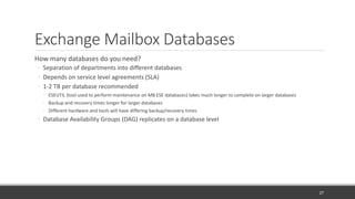 Ch01 Introduction to Exchange 2013 | PPT