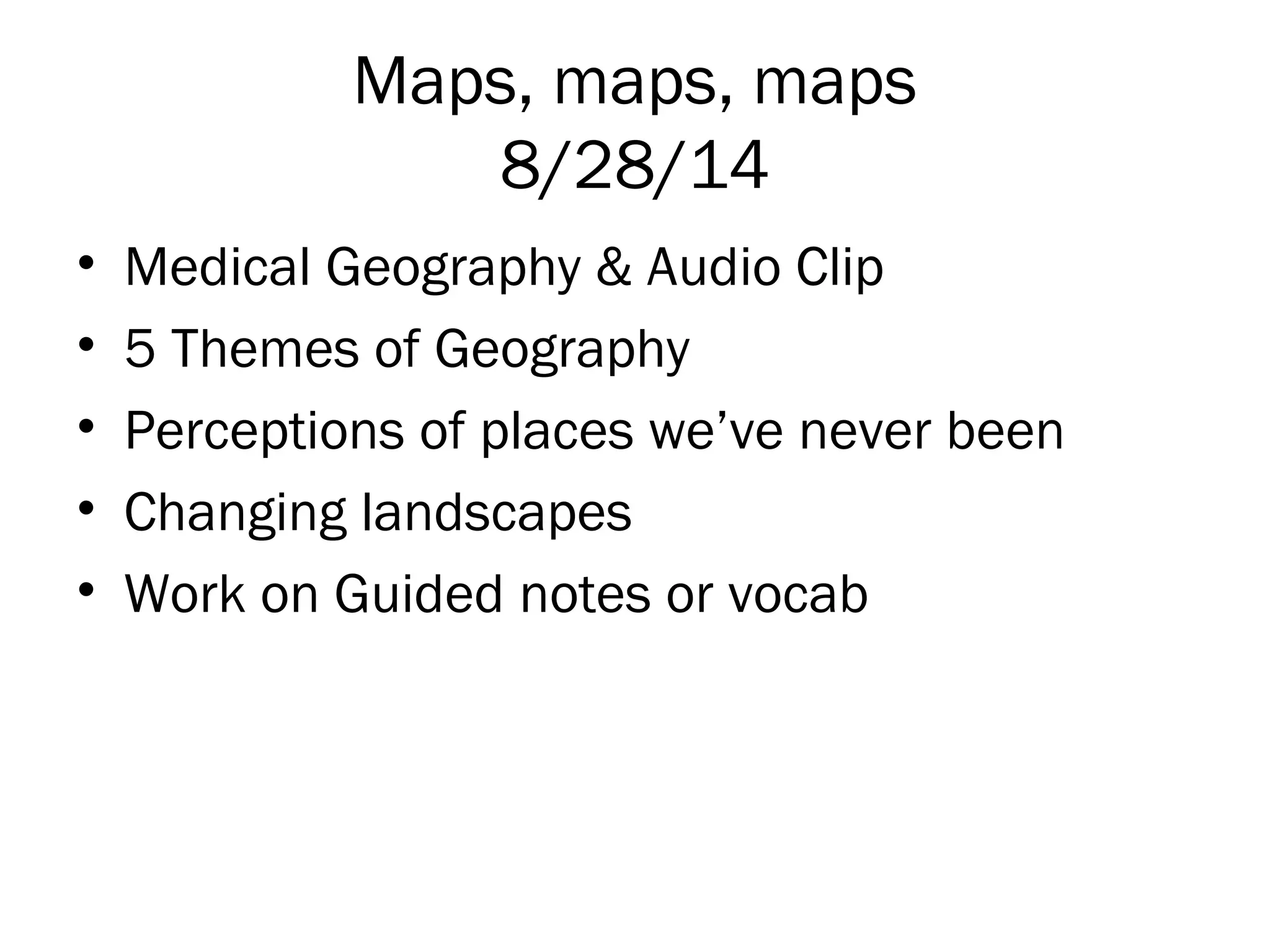 Ch01 introduction to_human_geography | PPT