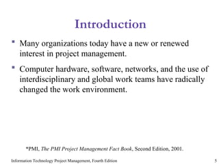 Ch01 Introduction to Project Management.ppt | Business Administration | Business