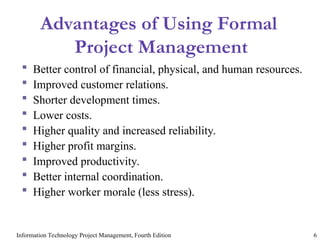 Ch01 Introduction to Project Management.ppt | Business Administration | Business