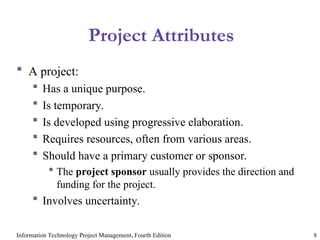 Ch01 Introduction to Project Management.ppt | Business Administration ...