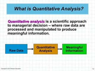 Ch01 Introduction to Quantitative Analysis.ppt