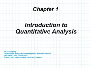 ch01 Intro to Quantitative Analysis.pptt