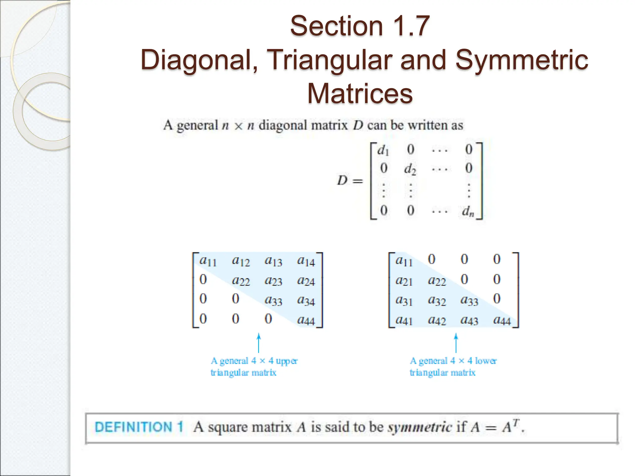 linear alzebra presentation file dzGbfxzjc | PPT