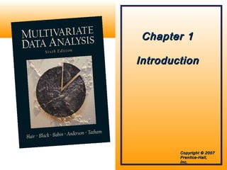 multivariate data analysis | PPT