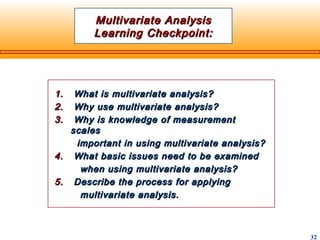 multivariate data analysis | PPT | Free Download