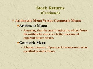 Chapter One: Introduction to Investment Analysis | PPT