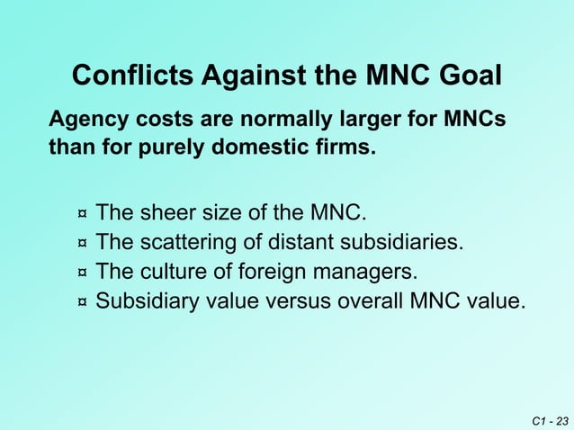 Ch 01 Multinational Financial Management - An Over view.ppt