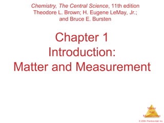 Comprehensive Introduction to Matter and Measurement in Chemistry | PPT