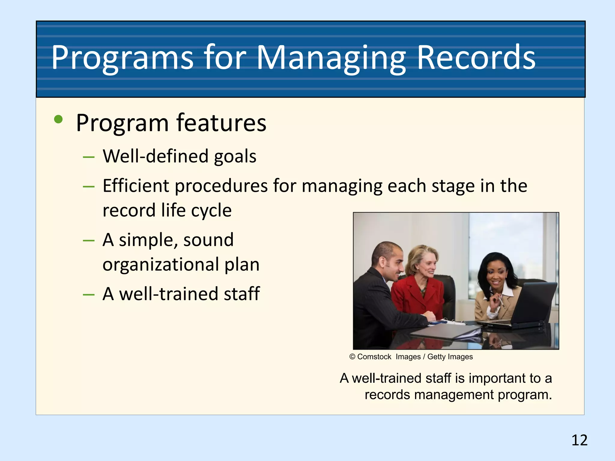 Ch01 records management | PPT
