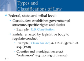 Chapter 1 - The Nature of Law | PPT