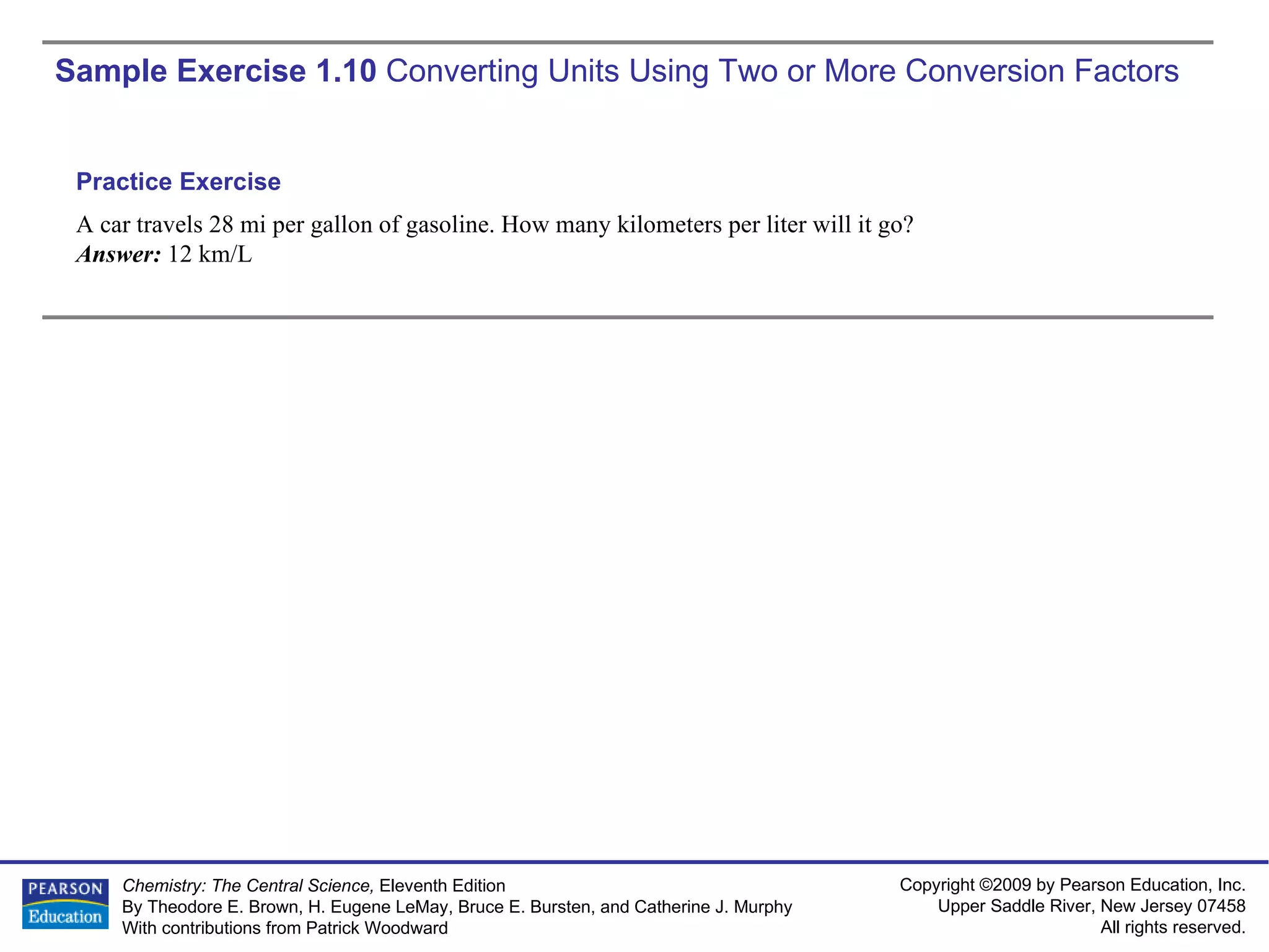 AP Chemistry Chapter 1 Sample Exercises | PPT