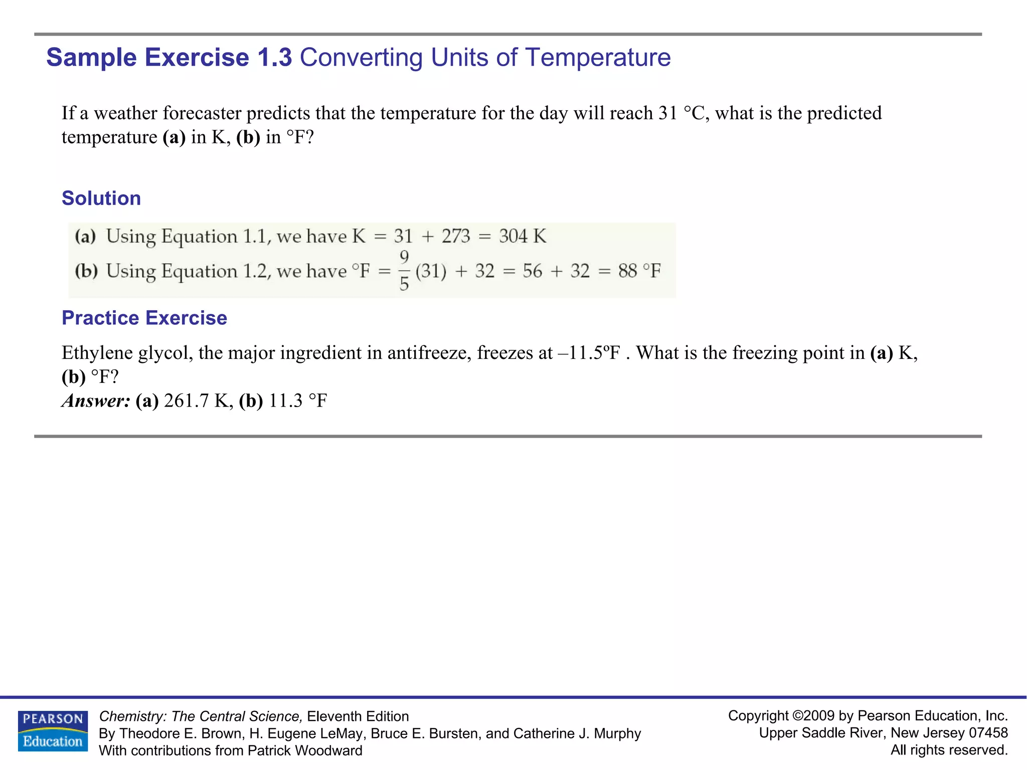 AP Chemistry Chapter 1 Sample Exercises | PPT