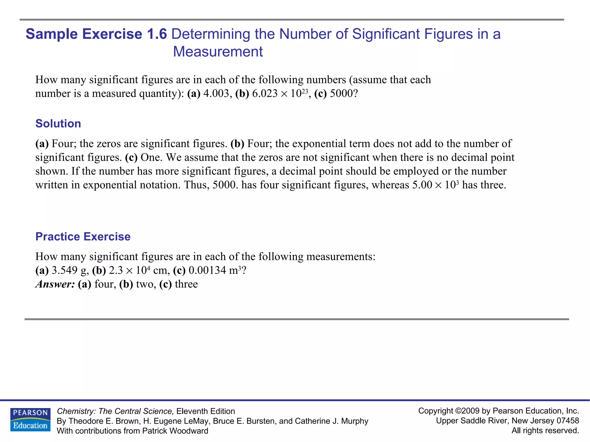 AP Chemistry Chapter 1 Sample Exercises | PPT