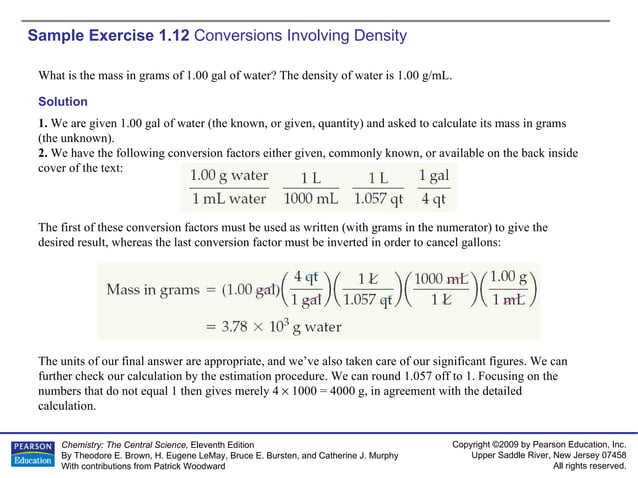 AP Chemistry Chapter 1 Sample Exercises | PPT | Chemistry | Science