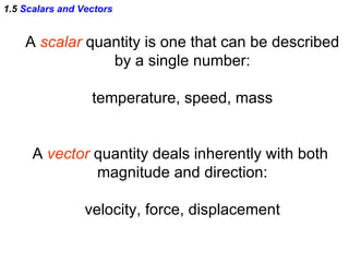 Ch01 scalars and vectors | PPT
