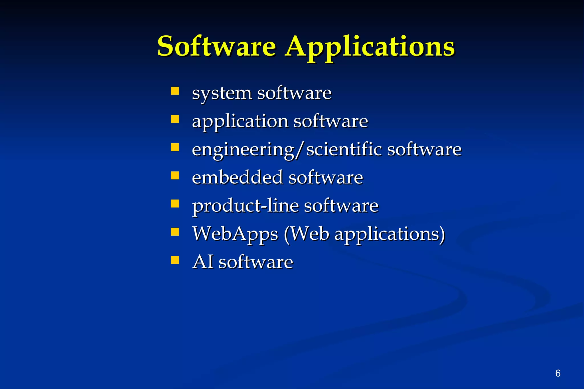 Ch01 Software And Software Engineering Ppt Computer Software And Applications Computing