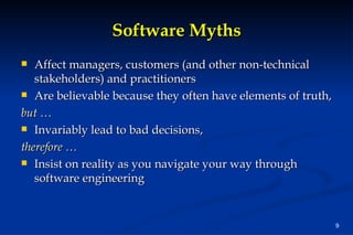 Ch01 software and software engineering | PPT | Computer Software and ...