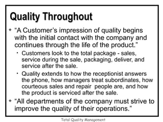Ch01 tqm | PPT