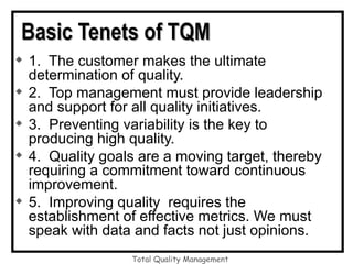 Ch01 tqm | PPT