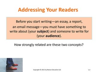 Ch01 understanding the audience and yourself (1) | PPT | Internet for ...