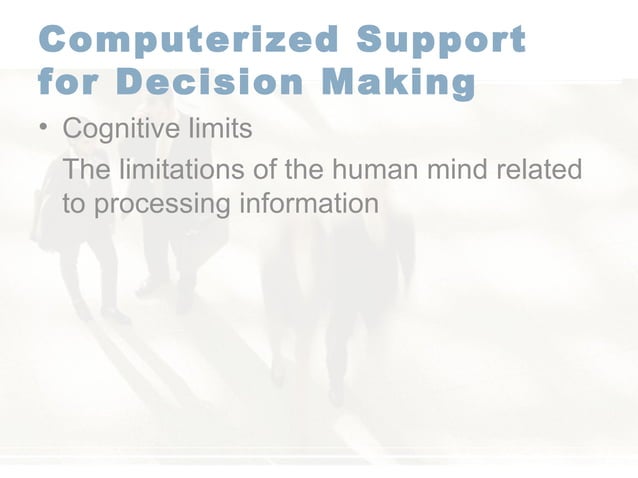 Decision Support Systems | PPT
