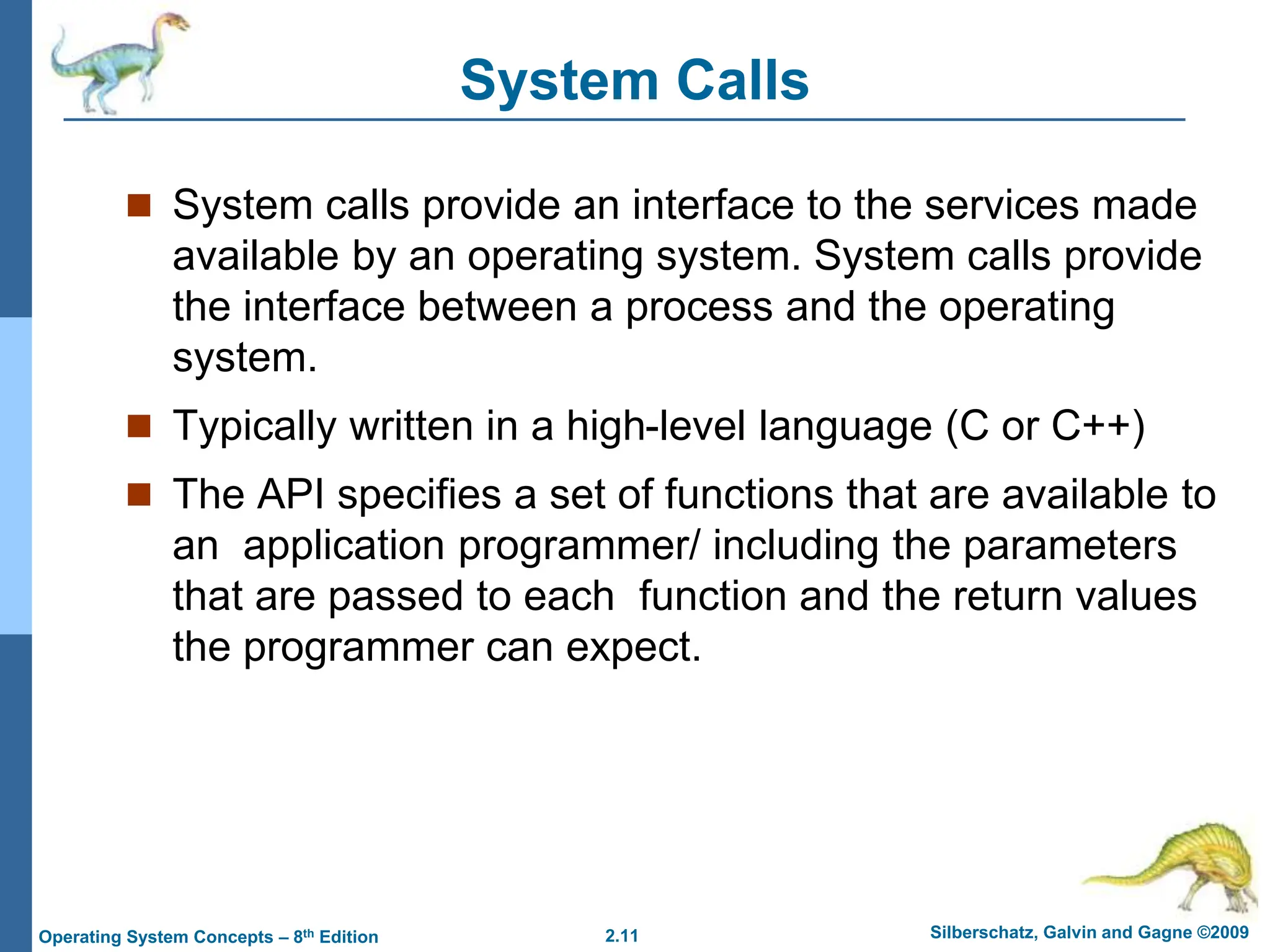 Operating System Structures Of Operating System Ppt Operating Systems Computer Software