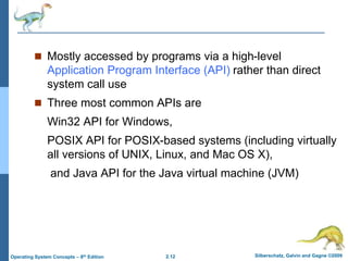 Operating System- Structures of Operating System | PPT