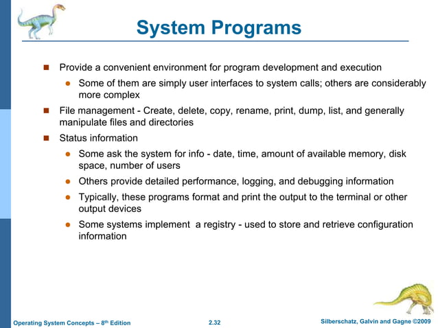 Operating System- Structures of Operating System | PPT | Operating ...