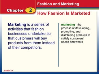Fashion Marketing Ch 2 | PPT