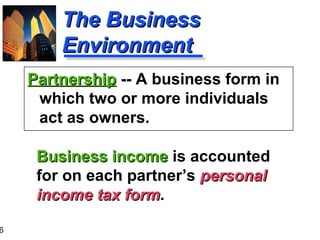 The Business,Tex,and financial environments | PPT