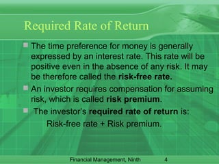 Concepts of Value and Return | PPT