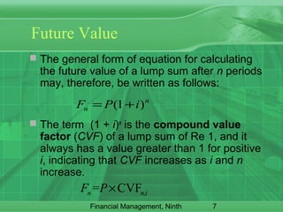 Concepts of Value and Return | PPT