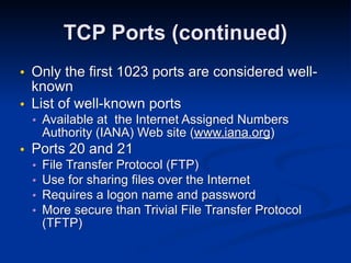 Ch 2: TCP/IP Concepts Review | PDF