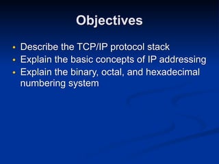 Ch 2: TCP/IP Concepts Review | PDF