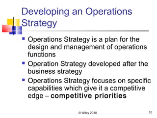 operational management | PPT
