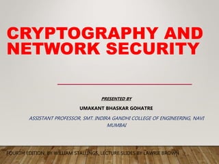Cryptography and Network Security | PPT