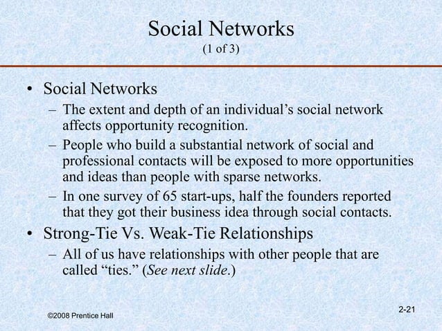ch02. Entrepreneurship: Successfully Launching New Ventures, 2/e Bruce R. Barringer R. Duane ...