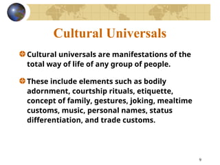 Development Culture and its Repercursions | PPT