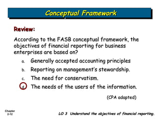 ch02.ppt Conceptual Framework Underlying Financial Accounting | PPT