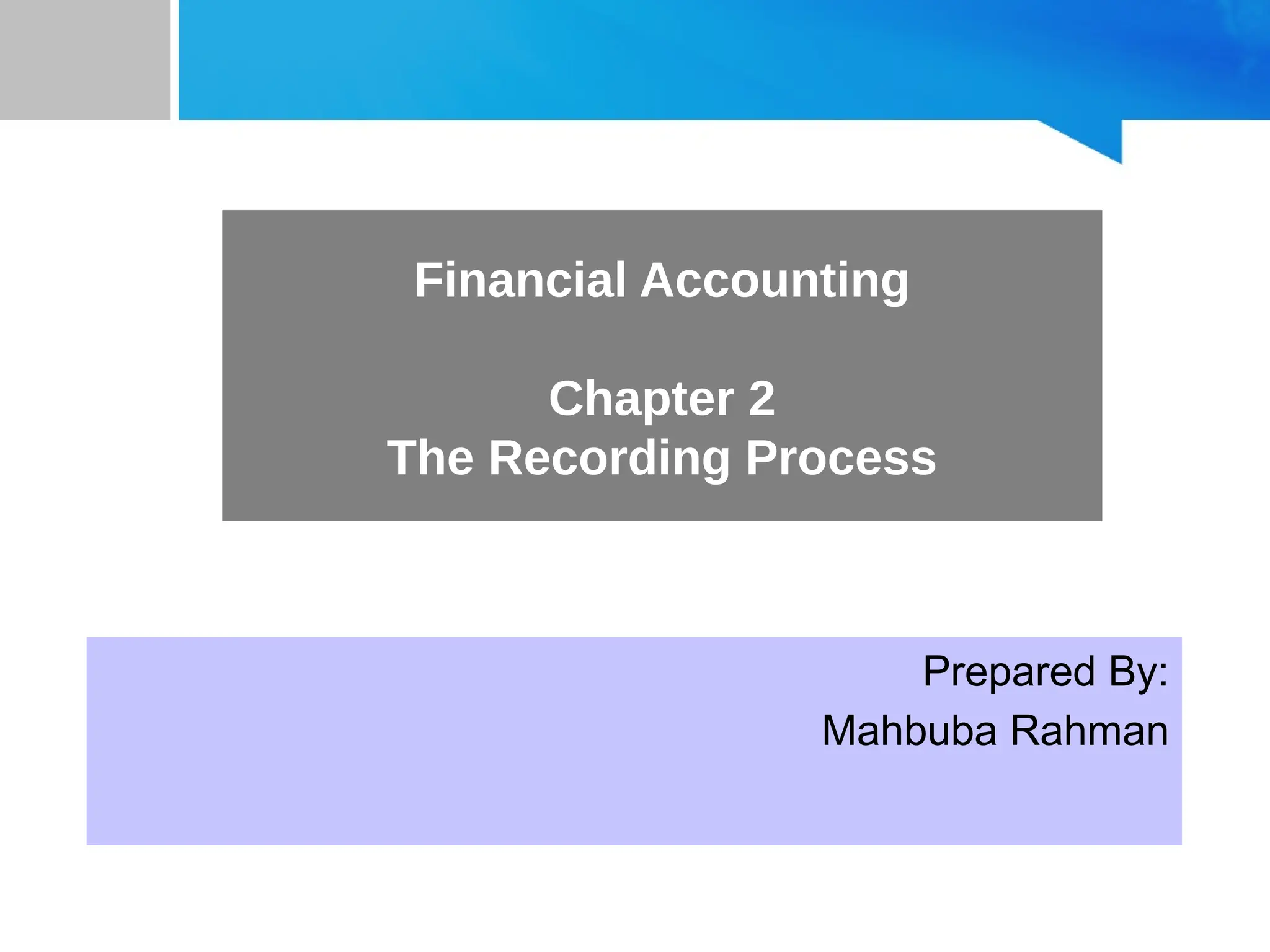 ch02-.pptx.accounting fundamental for recording | PPTX