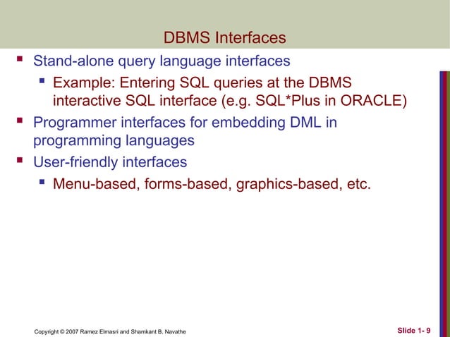 Introduction to 3 tier architecture of DBMS basics and details | PPT