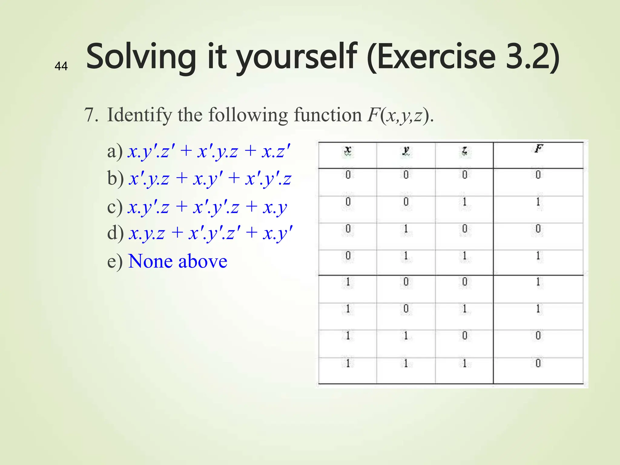 Boolean Algebra and Logic gates ( Chapter 2) | PPT