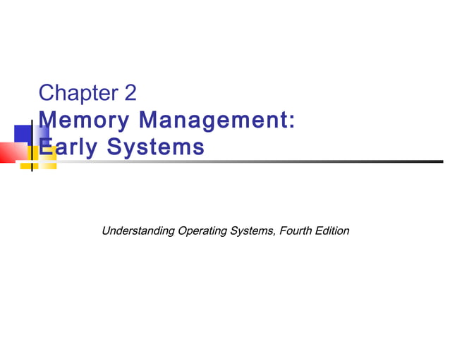 Ch02 early system memory management | PPT