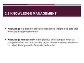Information Systems and Knowledge Management | PPT | Databases ...