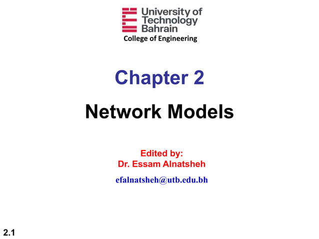 ch02 - Network Models- powerpoint-lecture | PPT
