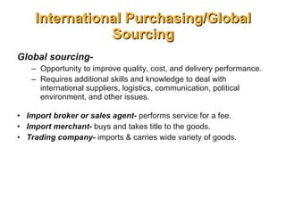 Ch02 purchasing management | PPT