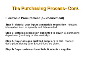 Ch02 purchasing management | PPT