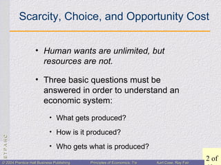 Ch02:the economic problem scarcity and choice | PPT