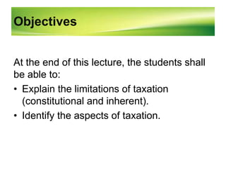 General principles of taxation | PPTX